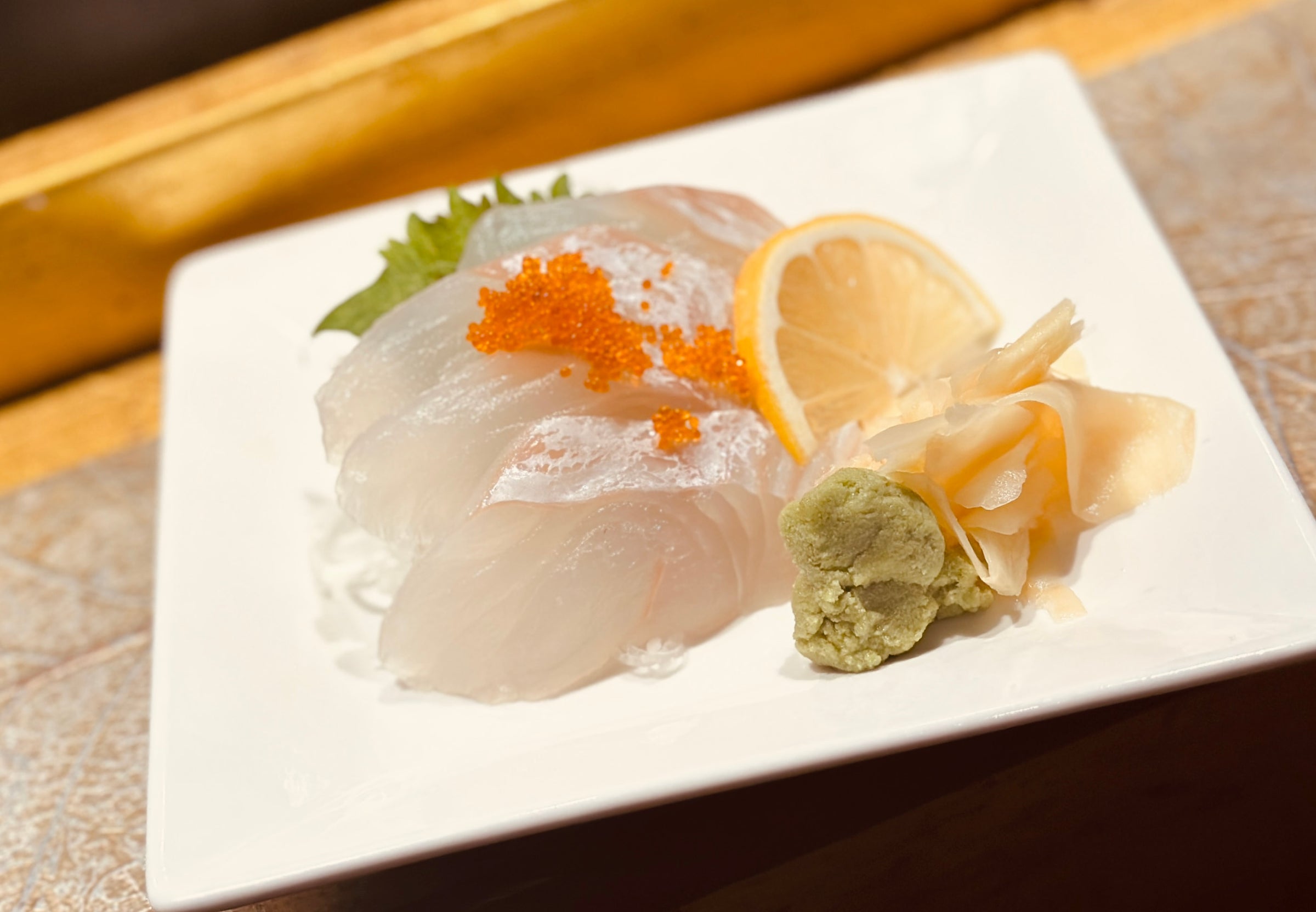Hirame Sashimi